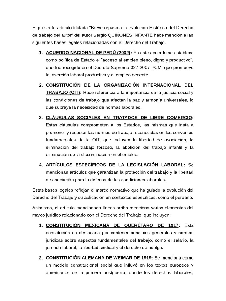 Base Legal, Maco Normativo y Jurisprudencia | PDF