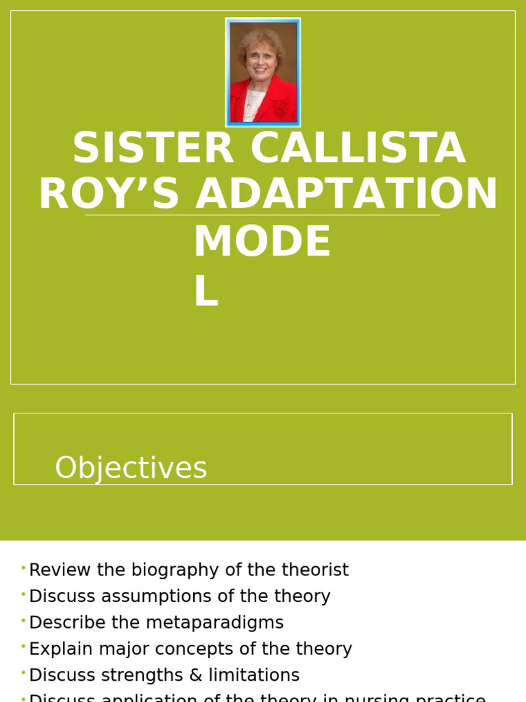 Callista Roy | PDF
