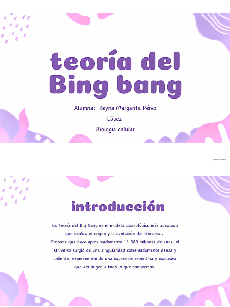 Teoría Del Bing Bang | PDF
