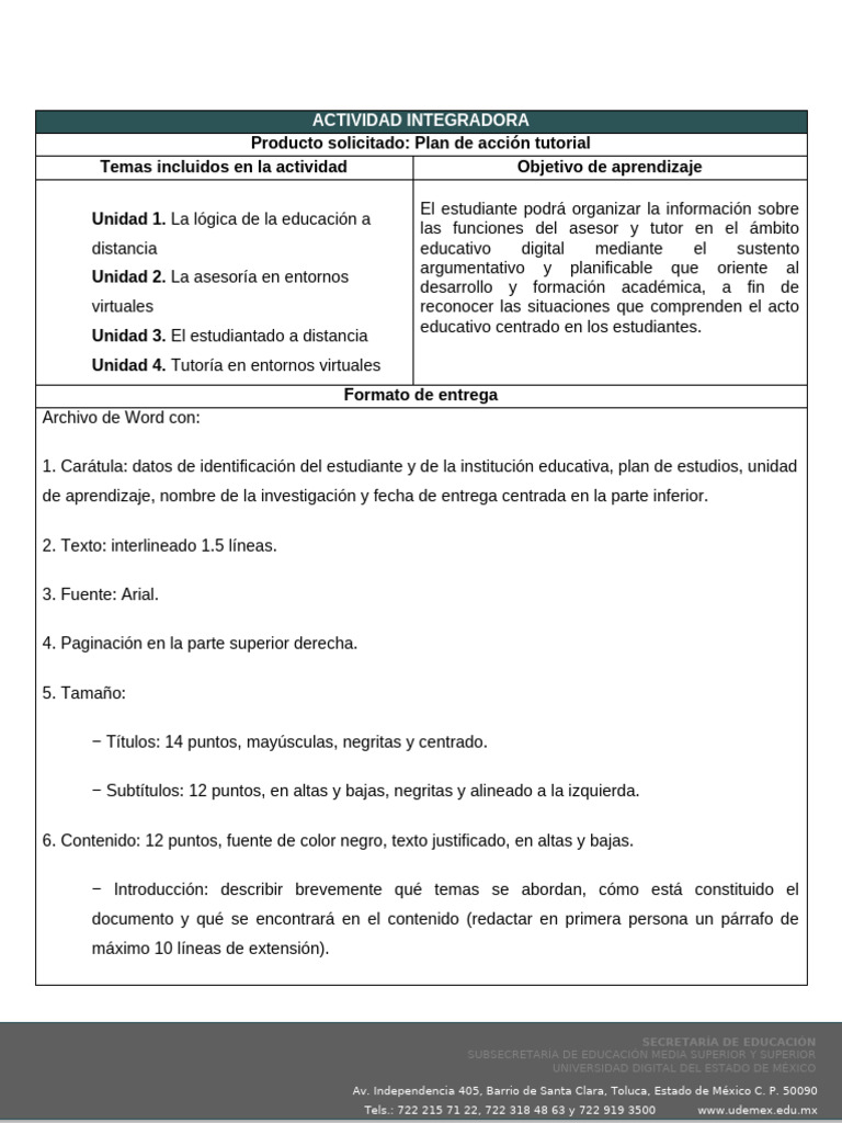 Actividad Integradora EA | PDF