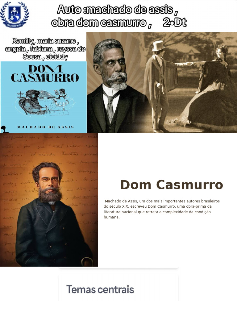 Cópia de Cópia de Cópia de Sobre-o-Autor-e-Epoca-de-Dom-Casmurro | PDF