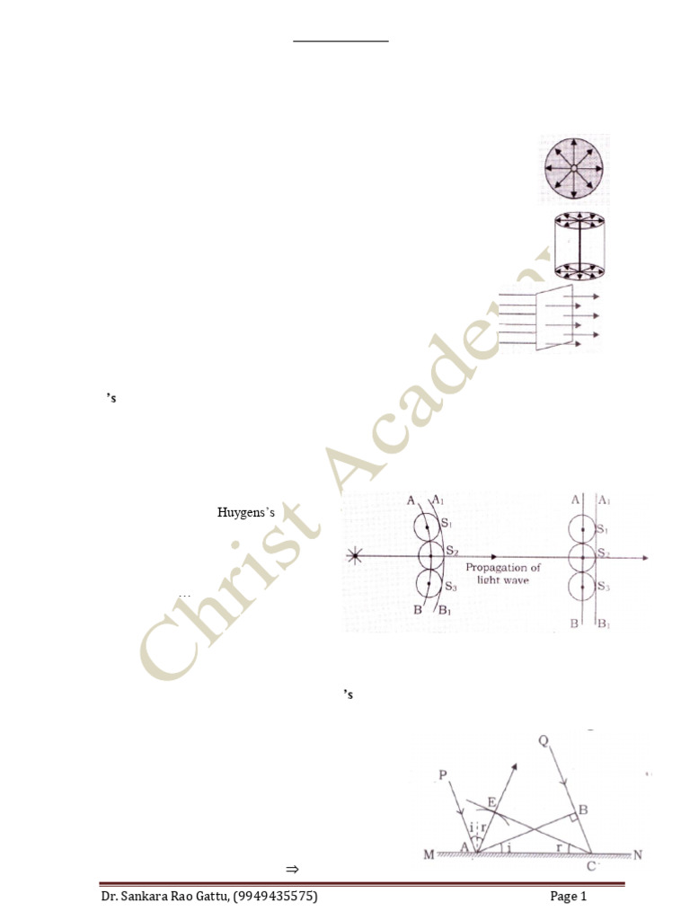 10.wave Optics | PDF | Diffraction | Science & Mathematics