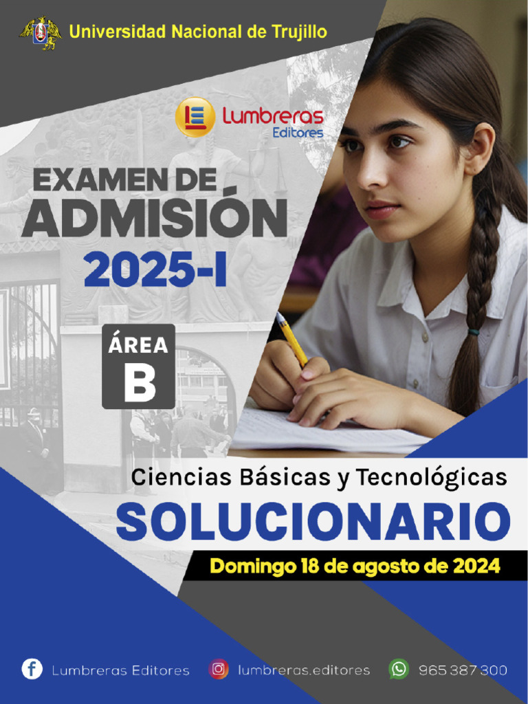 SOL - Adm - UNT 2025-I - Area B | PDF