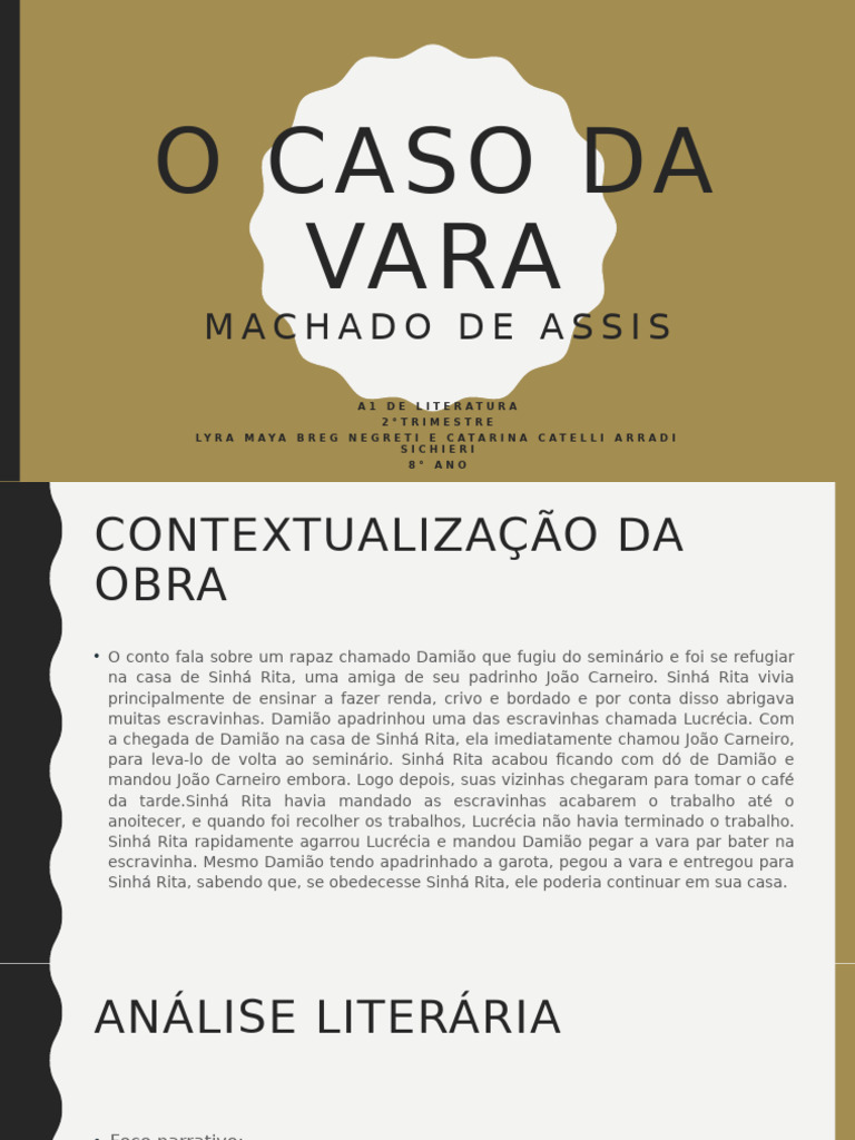O Caso Da Vara | PDF