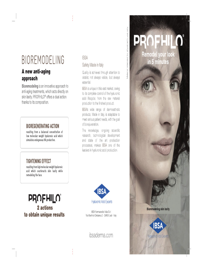 Profhilo Patient Brochure Print 1 | PDF