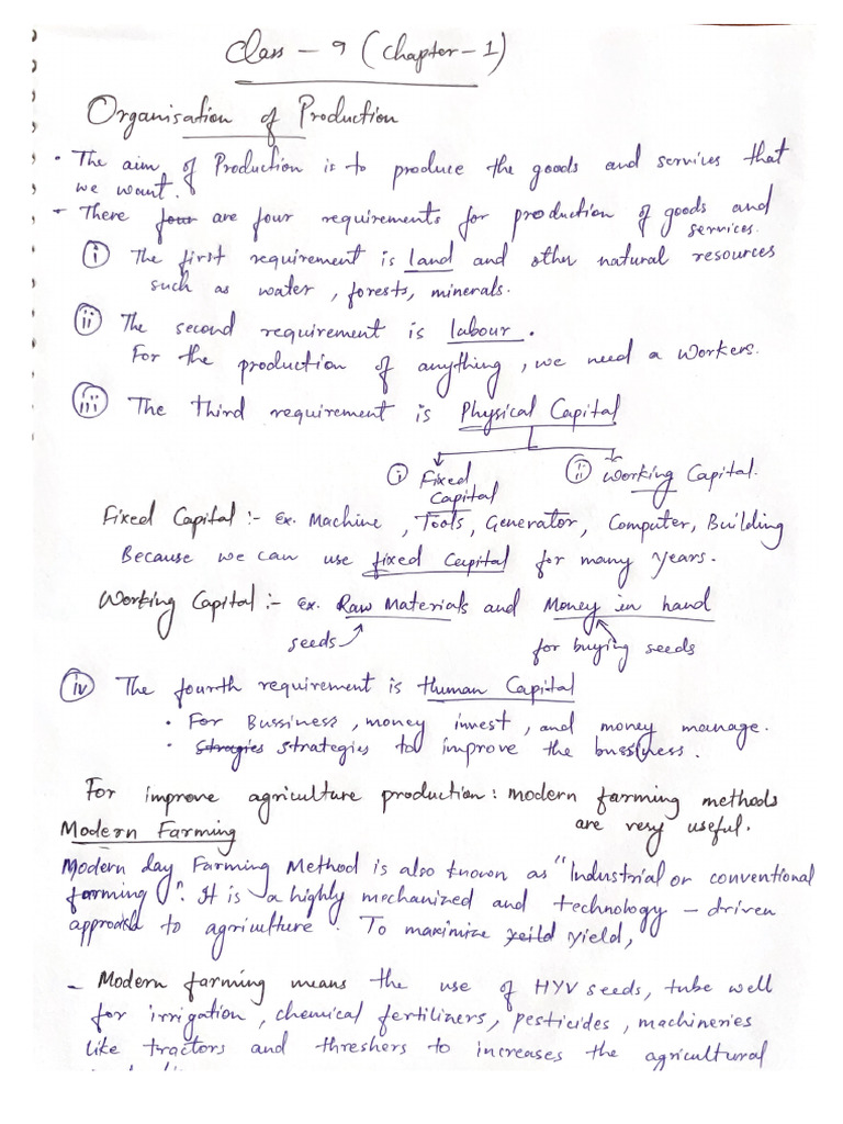 Economics Class 9 Ch.1 2 | PDF