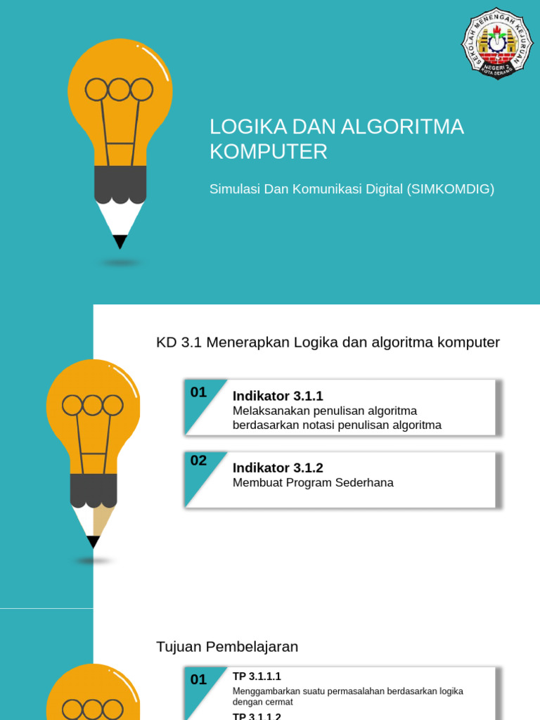 Logika Dan Algoritma Komputer | PDF