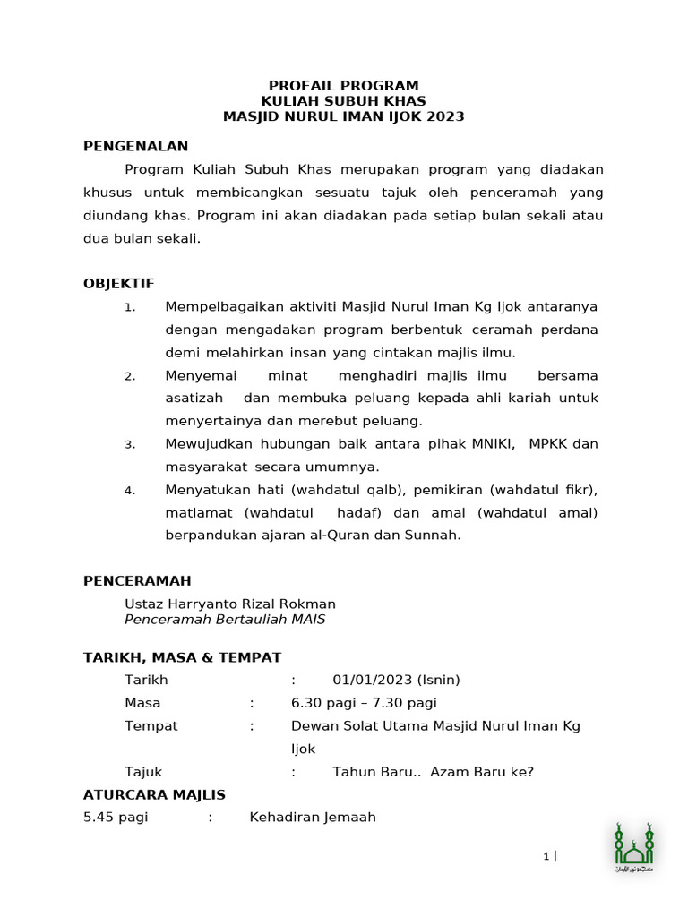 Profail Program KSK 2 | PDF