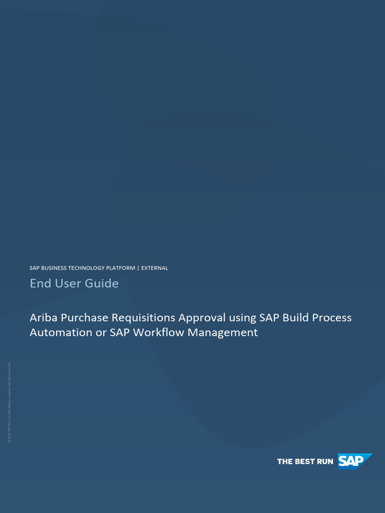 End User Guide-Ariba Purchase Requisitions Approval | PDF