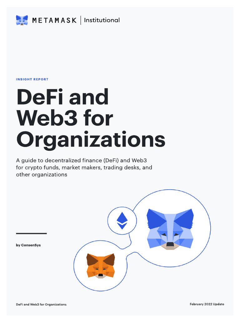 DeFi and Web3 For Organizations | PDF