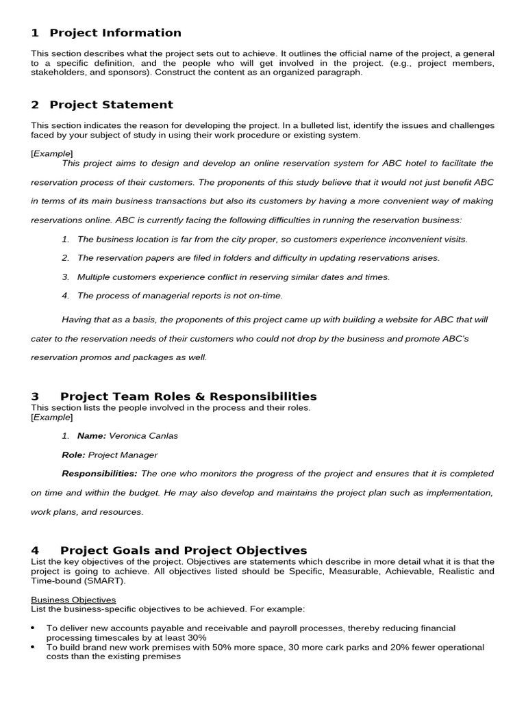 DAY 05 Project Charter Template | PDF