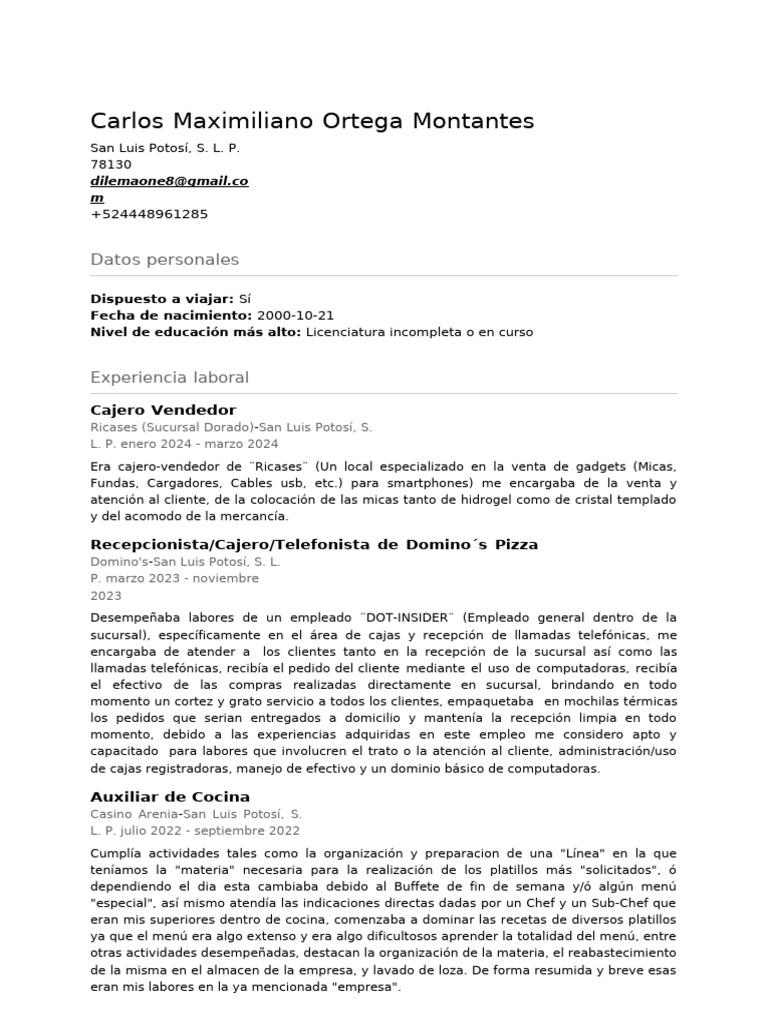 Curriculum Max | PDF