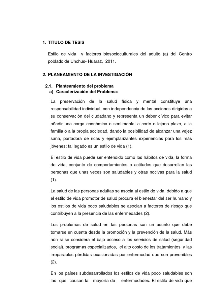 Titulo de Tesis | PDF | Vejez | Adultos