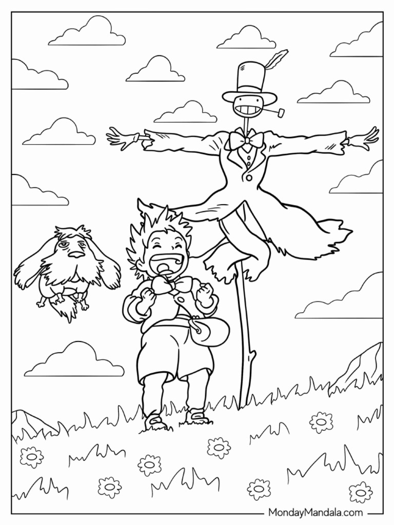 Markl Hin and Scarecrow From Howl - S Moving Castle | PDF