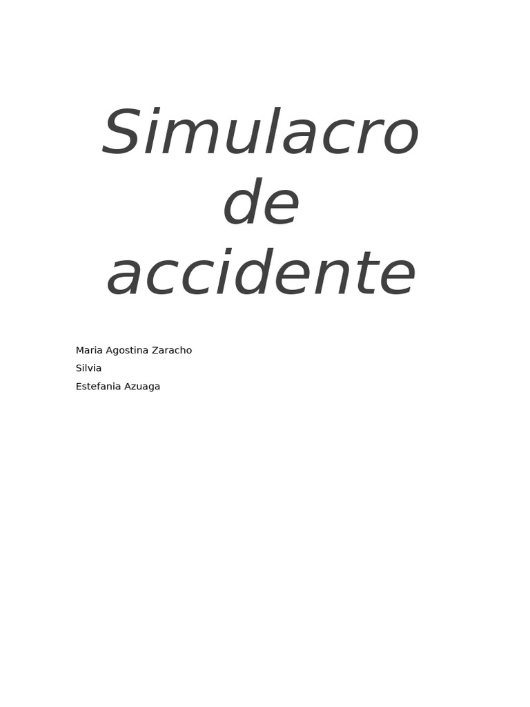Tema Del Simulacro | PDF