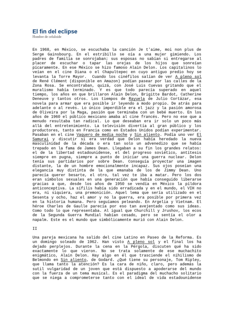 MLab Alain Delon | PDF