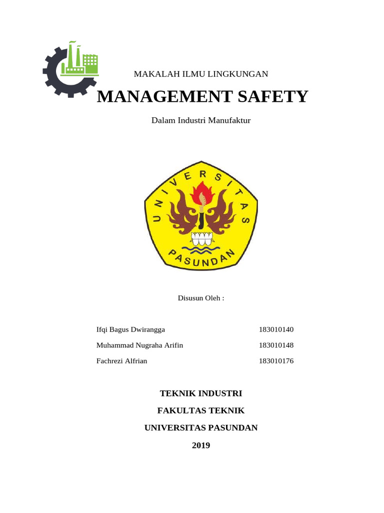 Makalah K3 Managemeny Safety | PDF