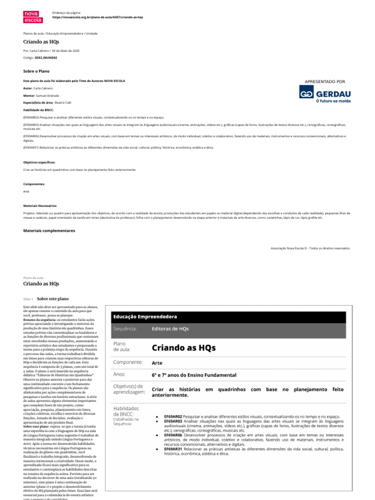 Criando As HQs | PDF