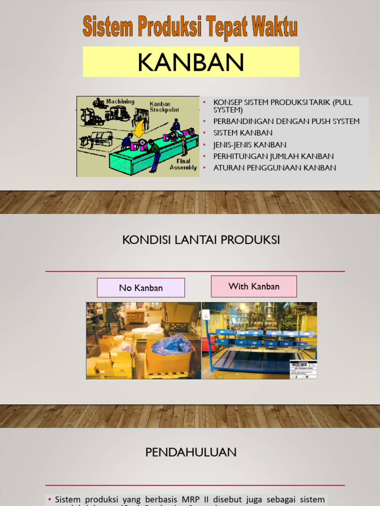 OK - Minggu 13 Sistem Produksi Tepat Waktu - Kanban | PDF