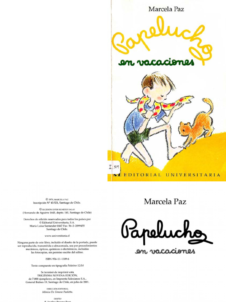 Papelucho en Vacaciones | PDF