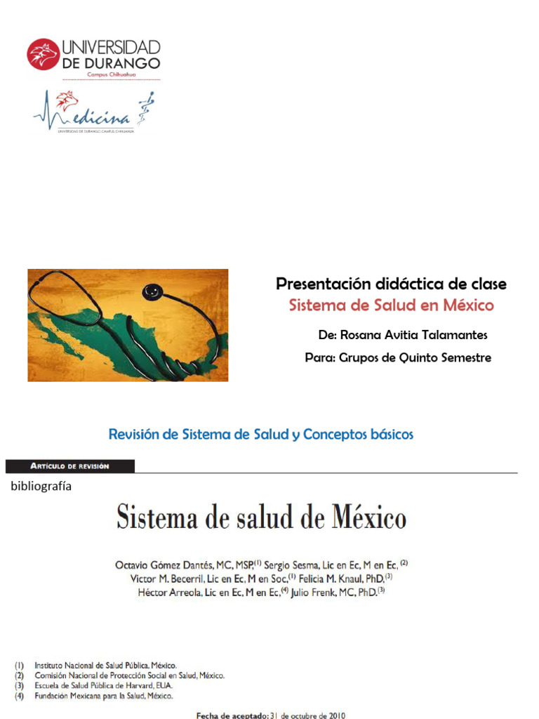 Sistema De Salud En Mexico Pdf 4465