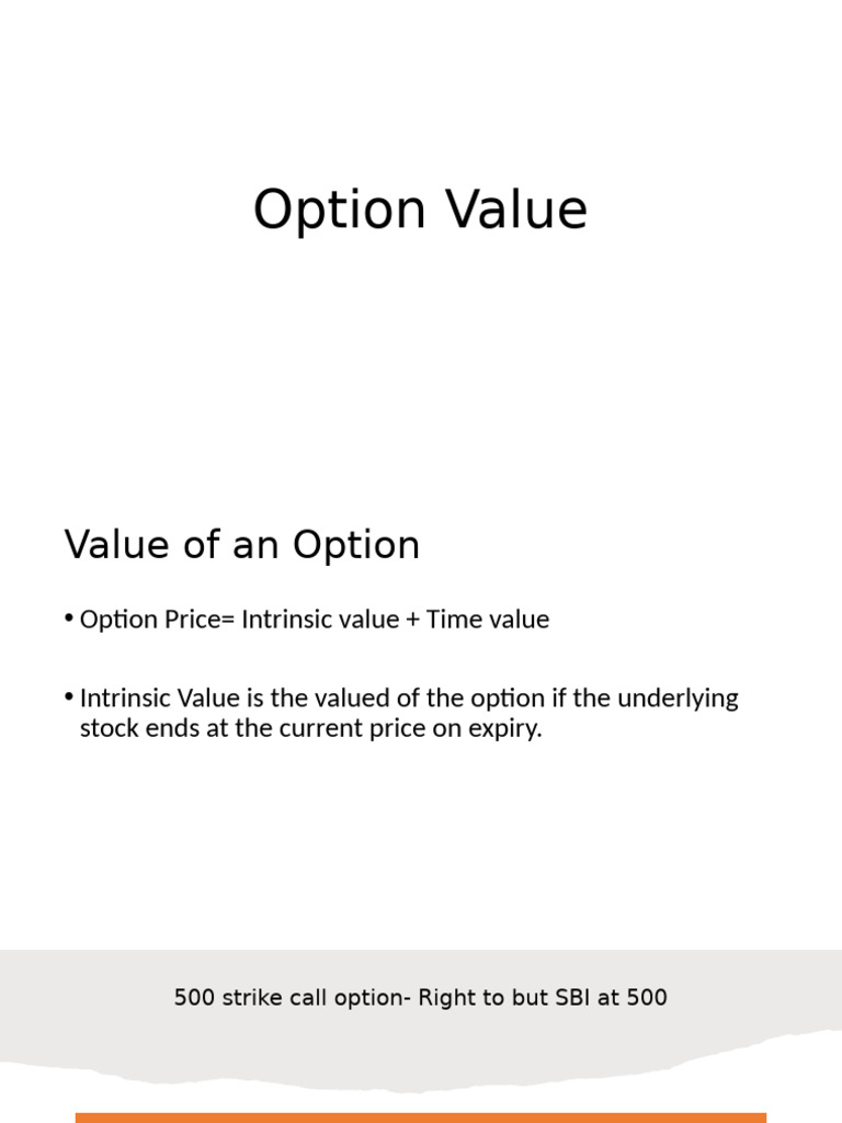 Option Value | PDF