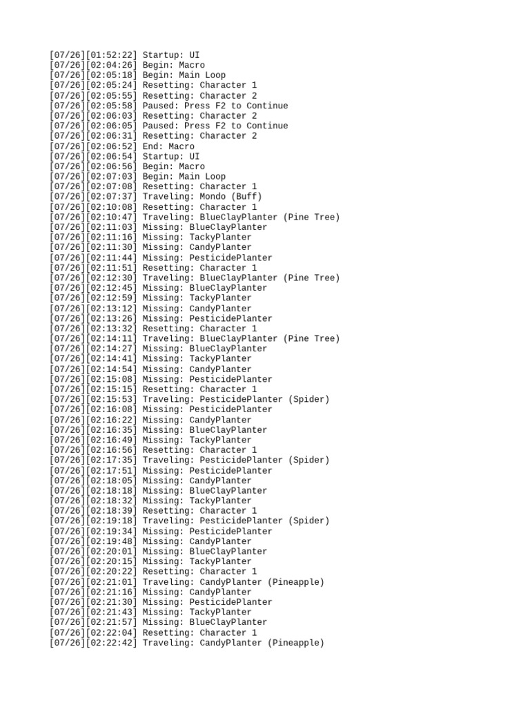 Debug Log | PDF