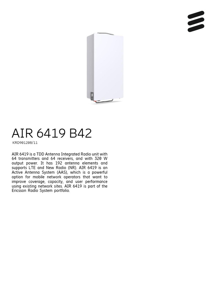 AIR6419 B42 - ProductDatasheet | PDF