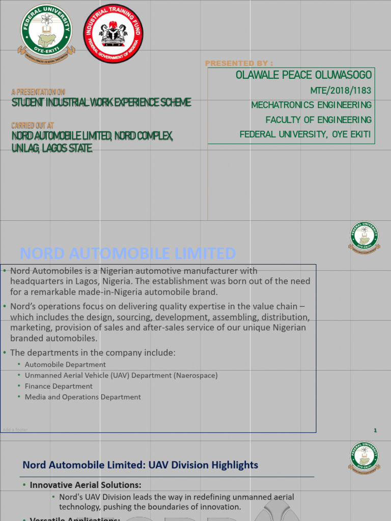 A Presentation On Student Industrial Work Experience Scheme | PDF