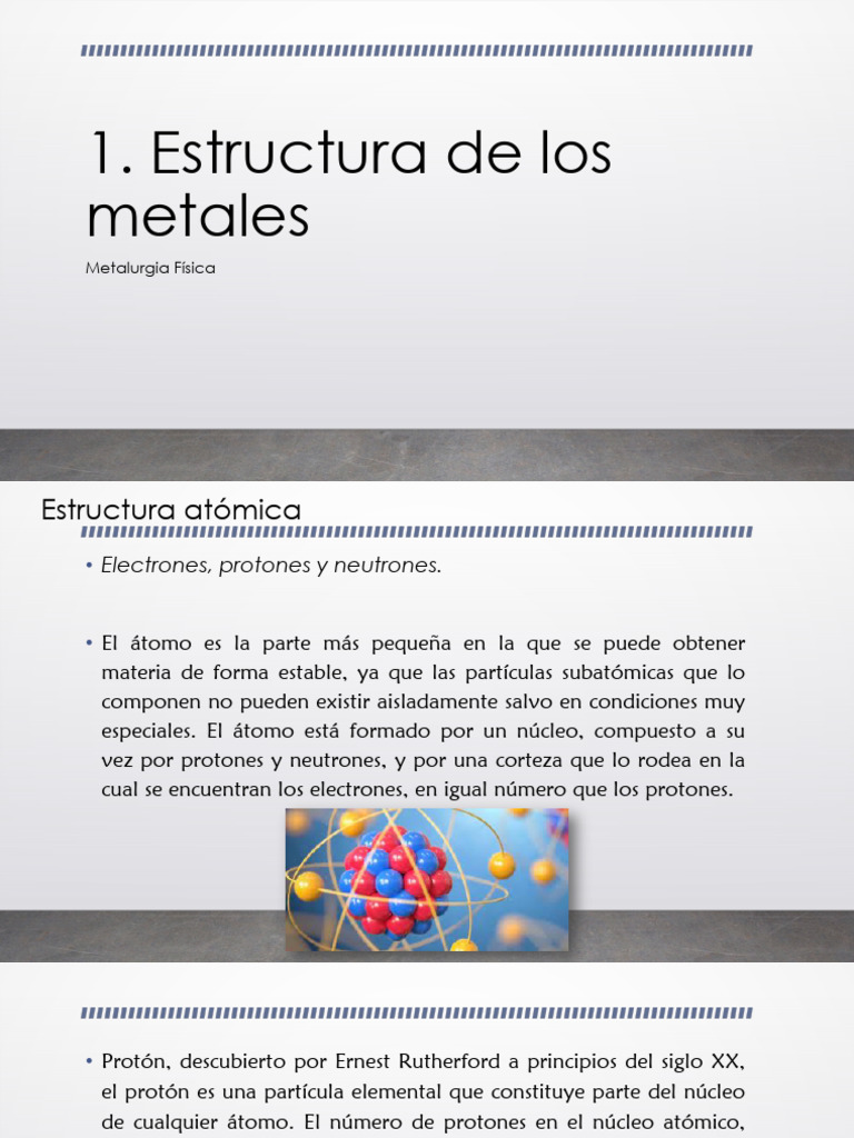 Estructura de Los Metales: Metalurgia Física | PDF