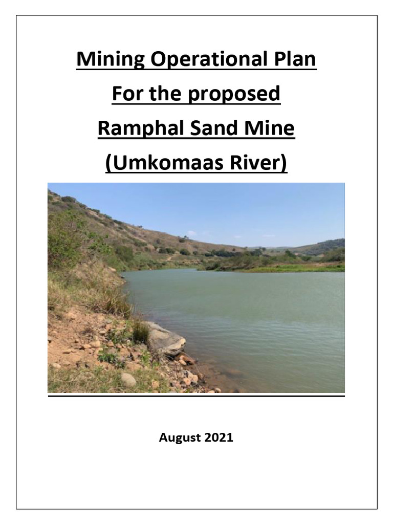 4 Mining Operational Plan | PDF