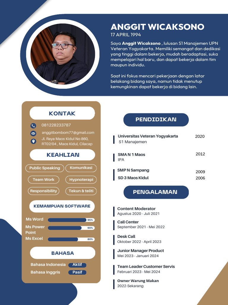 CV-Anggit Wicaksono | PDF