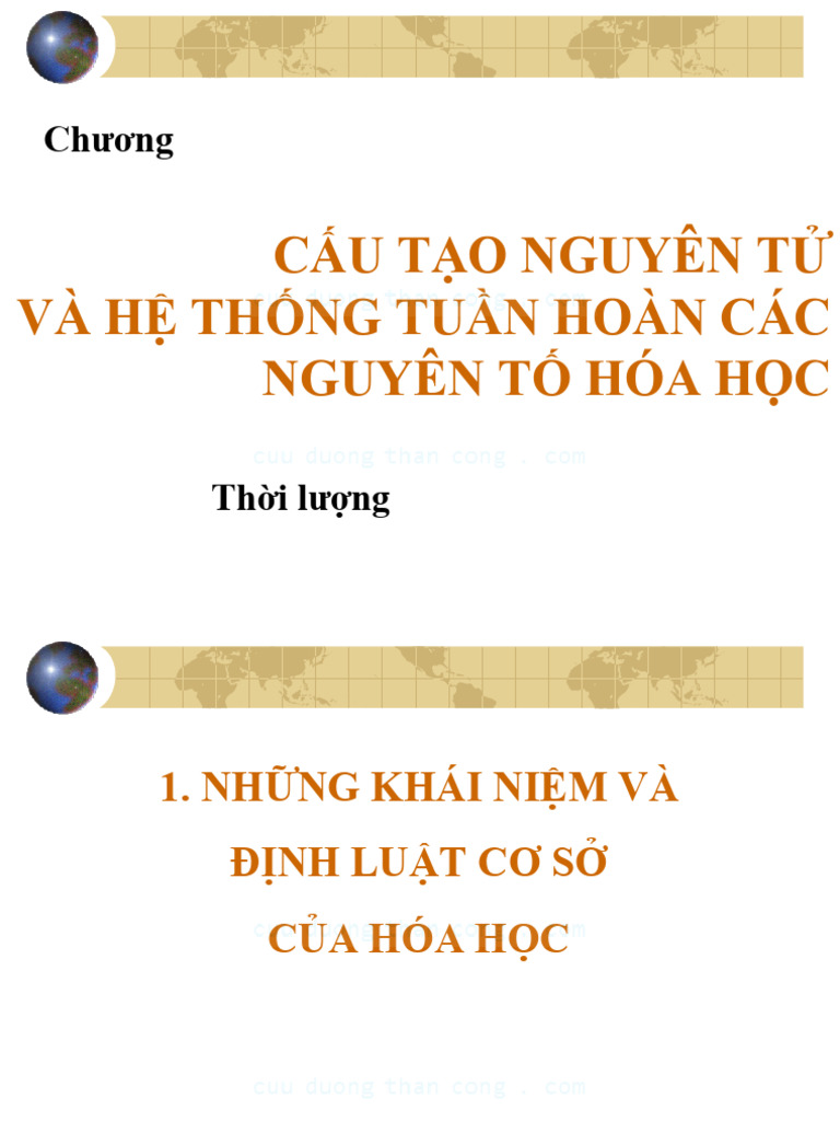 Hoa Dai Cuong 1. Cau Tao Nguyen Tu (Cuuduongthancong - Com) | PDF