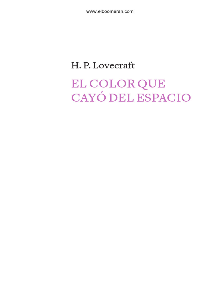 El Color Que | PDF
