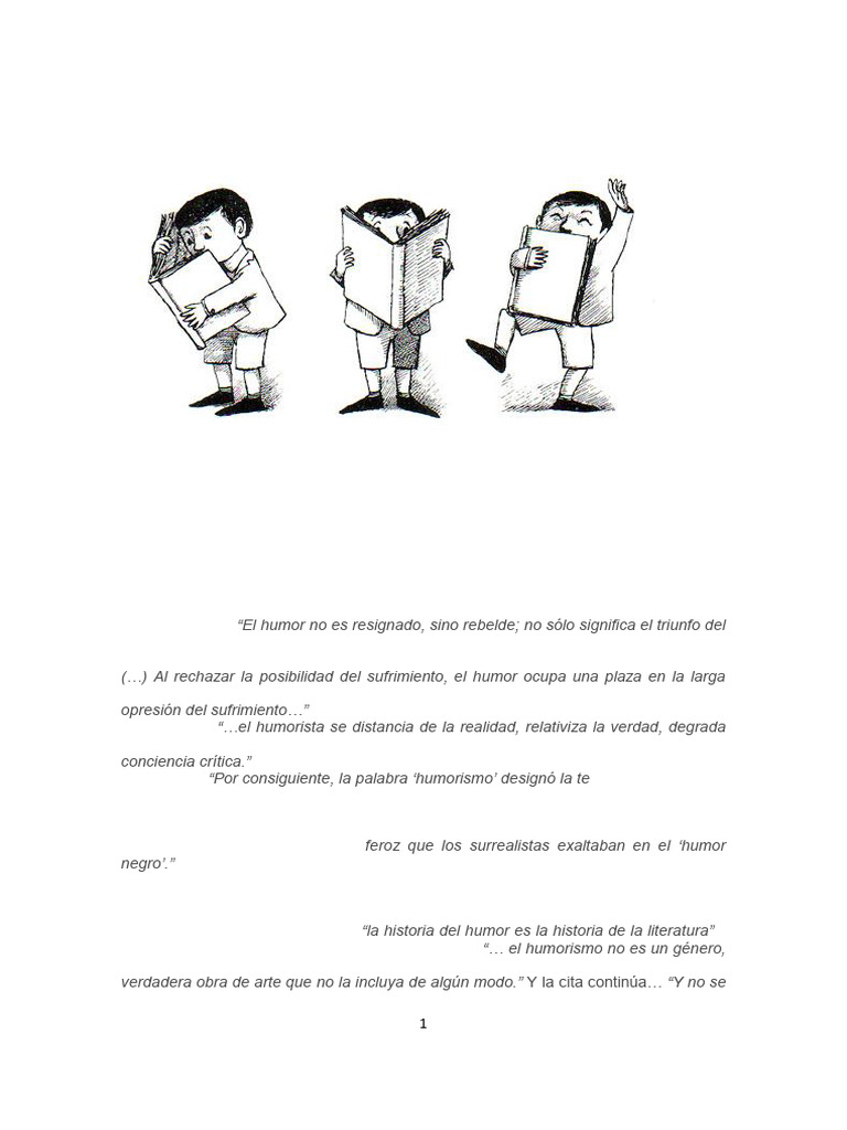 Algunas Consideraciones Sobre El Humor | PDF