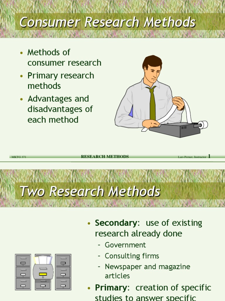Consumer Research Methods | PDF | Survey Methodology | Interview