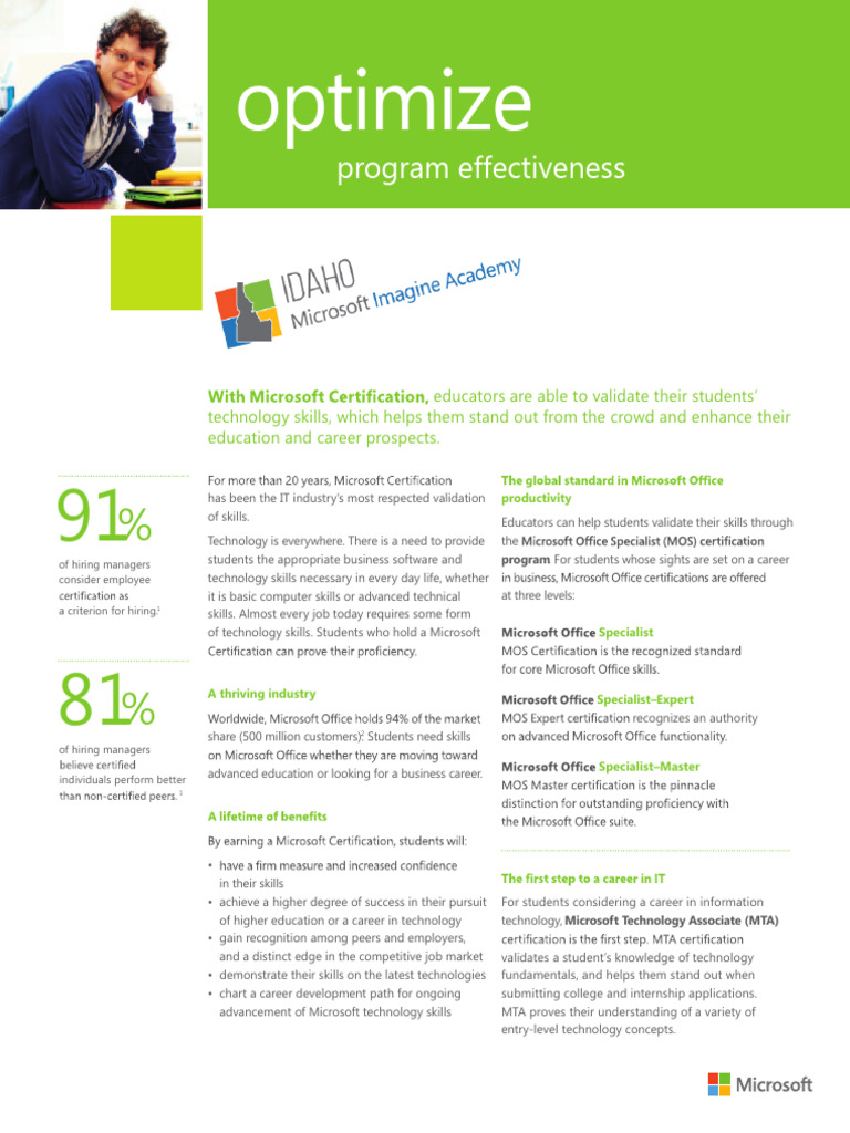 Certification Datasheet | PDF