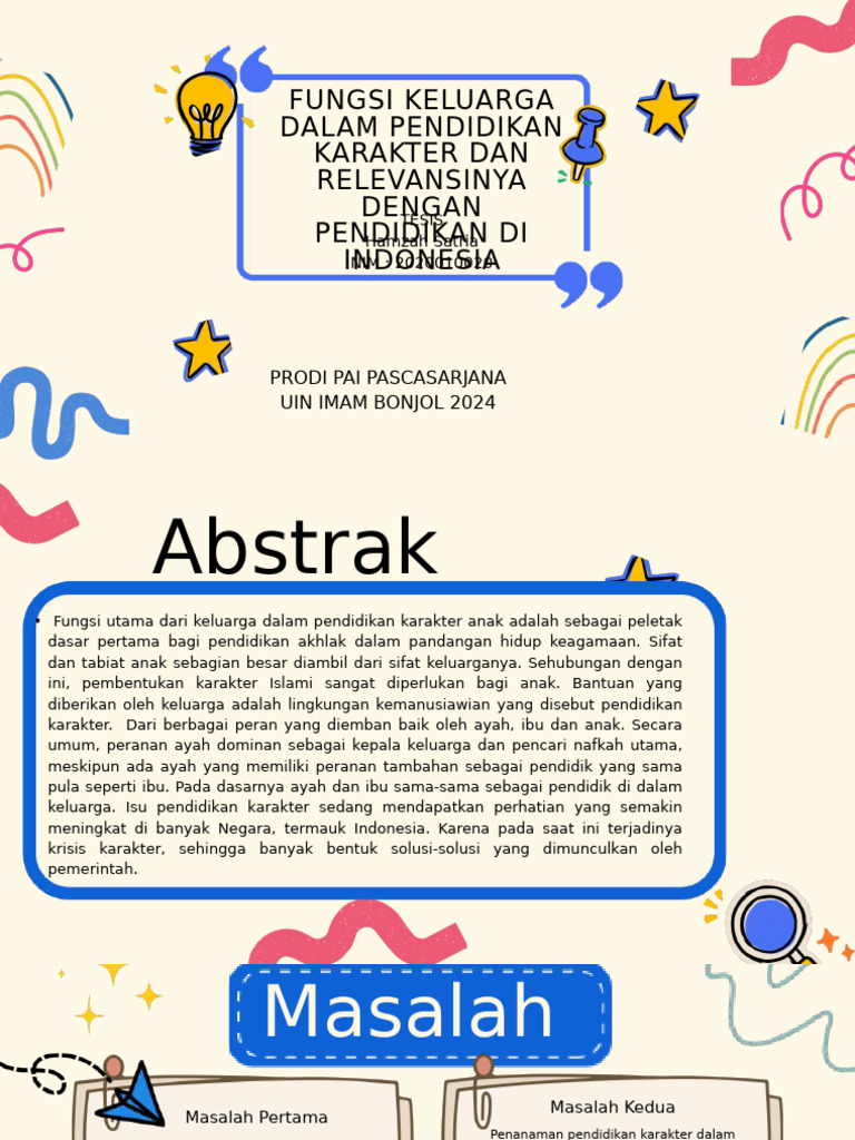 Ilustrasi Sidang Skripsi s2 Pai Presentasi | PDF