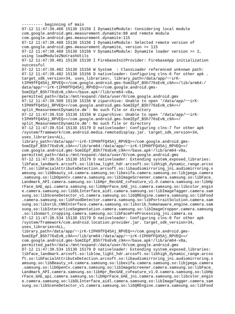 Com - Cherisher.beauty - Camera.videocall Logcat | PDF | Constructor (Object Oriented ...