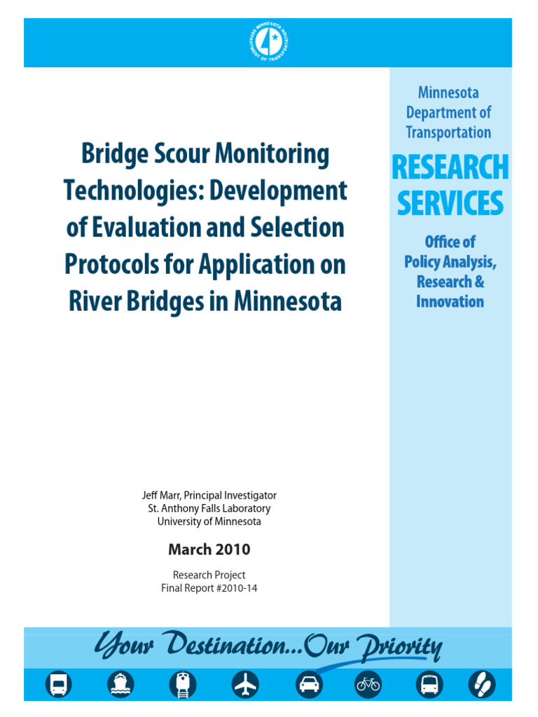 Bridge Scour Monitoring Technologies_MDT | PDF