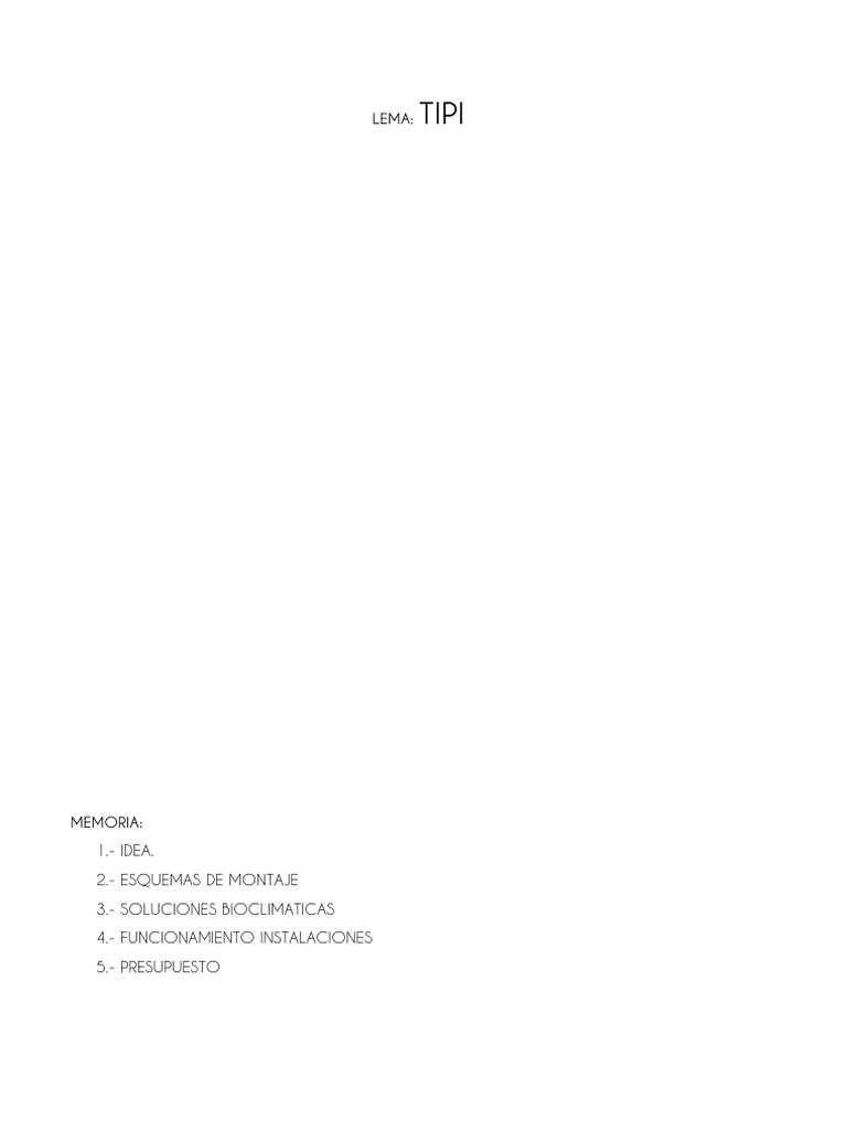 RECURSO Anteproyecto COAM 42 TIPI MEMORIA | PDF