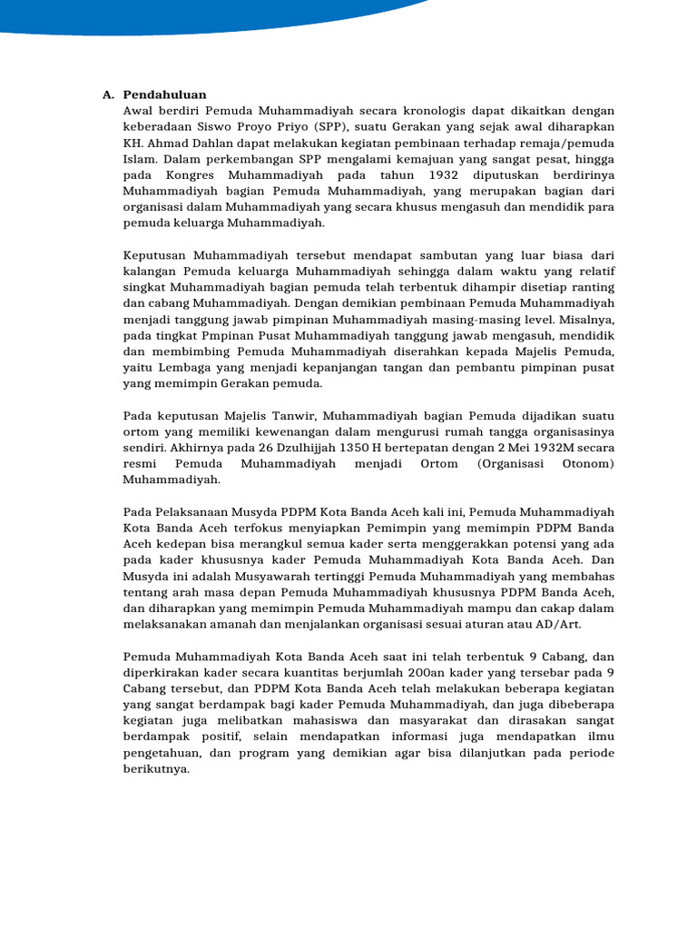 Proposal Musyda PDPM KE XVIII | PDF