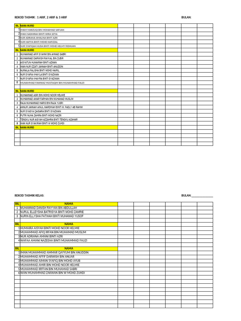 Tapak Tasmik 2023 | PDF