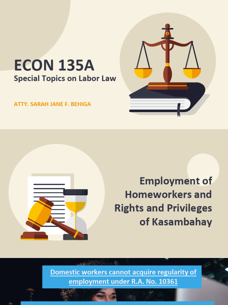 LABOR LAWS - Module 04 | PDF