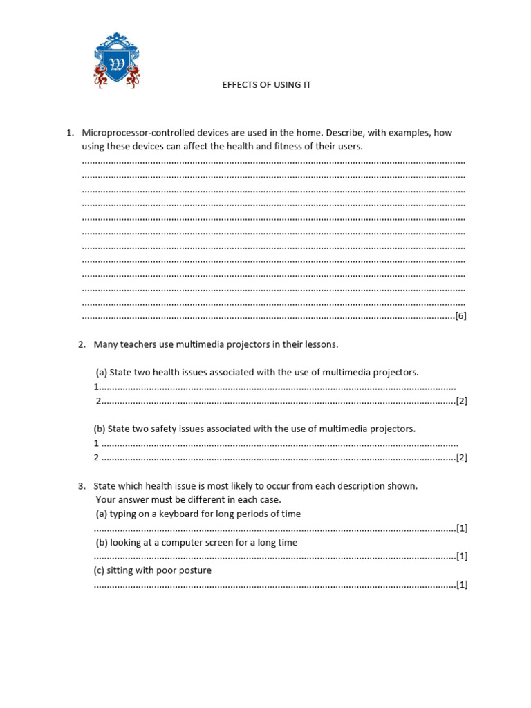 Unit5 - Effects of Using It | PDF