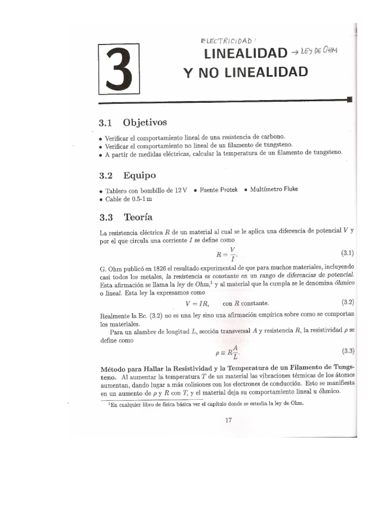 Guía Práctica #12B Ley de Ohm | PDF