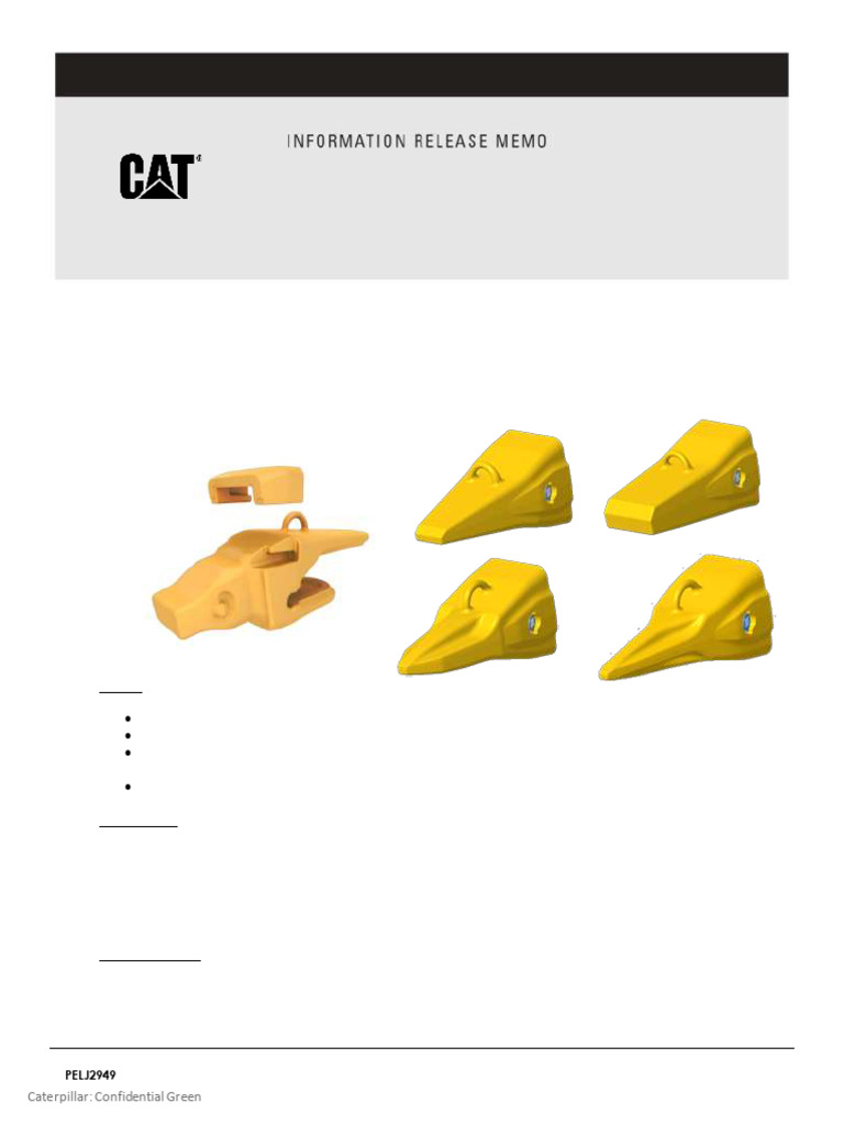 Cat M75 Tips and Adapter System IRM PELJ2949-01 | PDF