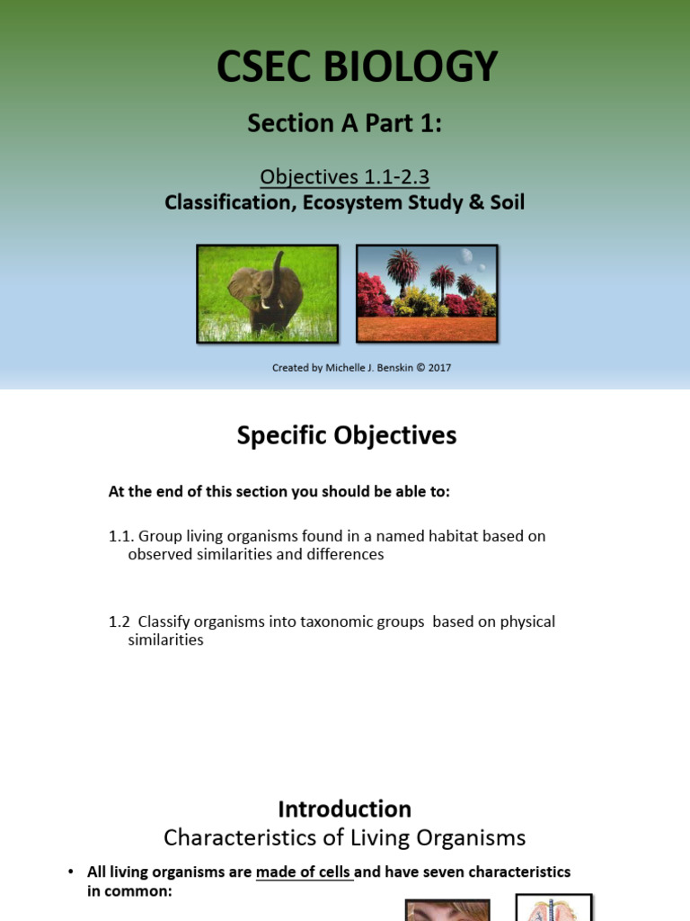 Ecology and Classification | PDF