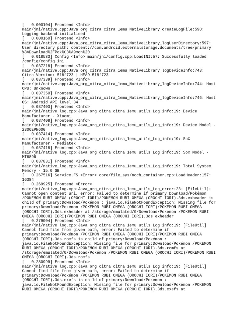 Citra Log - Txt.old | PDF