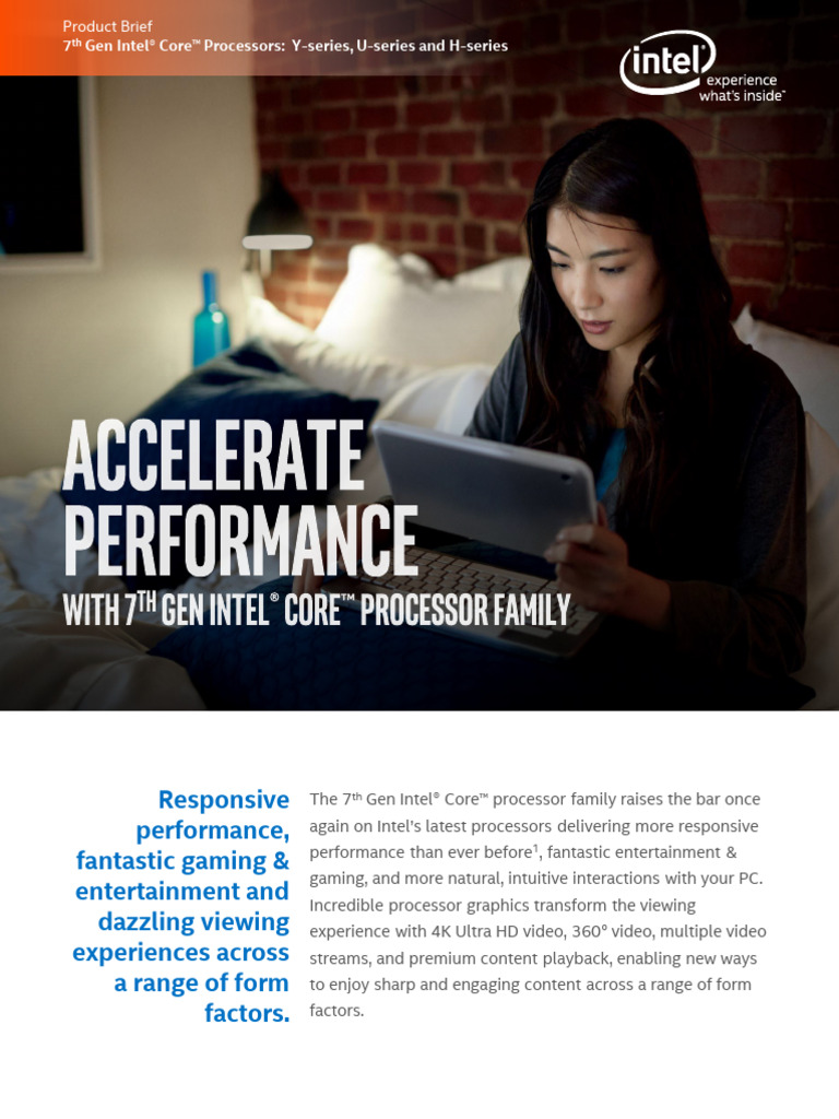7th Gen Core Family Mobile Brief | PDF